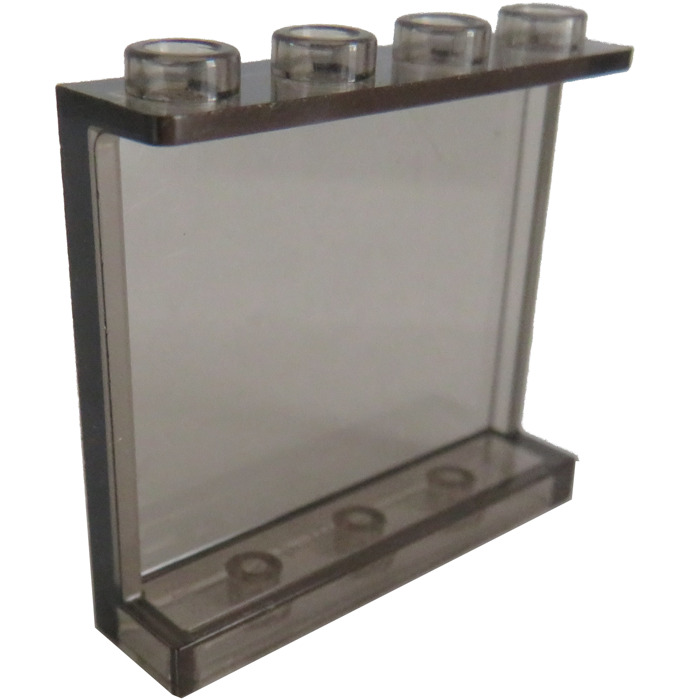 LEGO Transparent Brown Black Panel 1 x 4 x 3 with Side Supports (35323 ...
