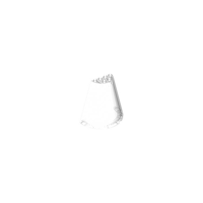 LEGO Transparent Cone 8 x 4 x 6 Half (47543 / 48310) | Brick Owl