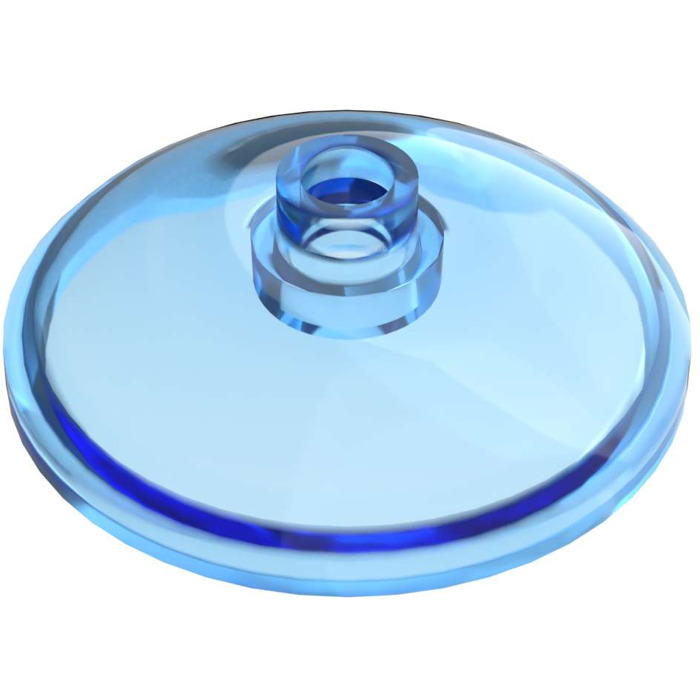 LEGO Transparent Dark Blue Dish 3 x 3 (35268 / 43898) | Brick Owl ...