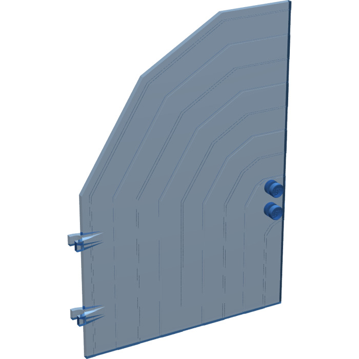 LEGO Transparent Dark Blue Door 1 x 9 x 11 (2596) | Brick Owl - LEGO ...