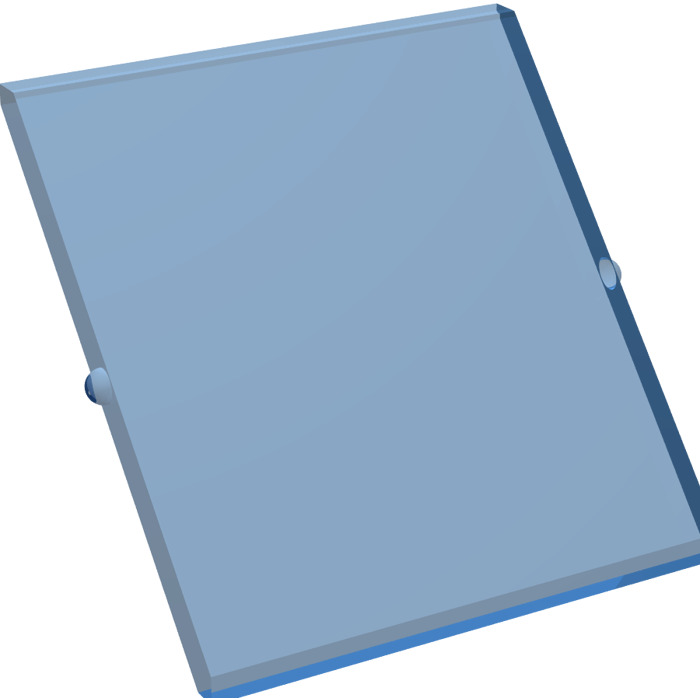 LEGO Transparent Dark Blue Glass for Window 4 x 4 x 3 (4448) | Brick ...