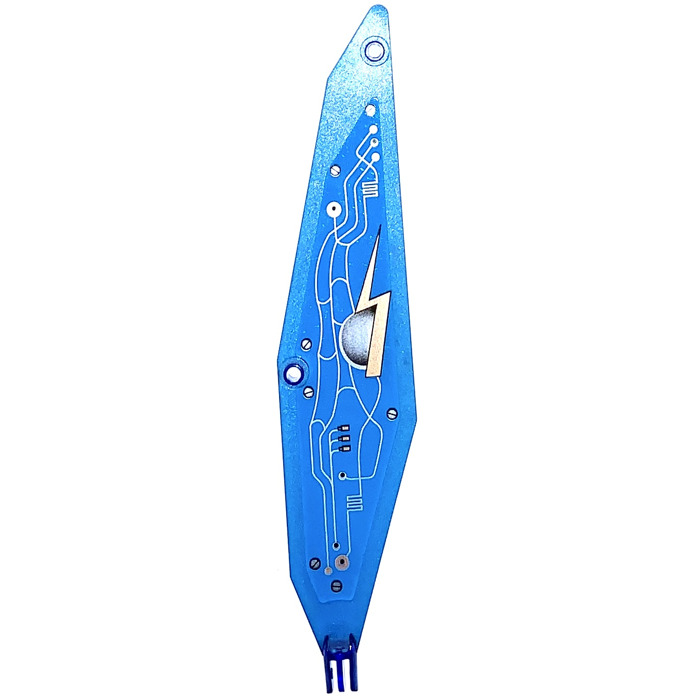 LEGO Large Insectoid Wing with Arm Hinge with Circuitry and Zig-zag ...