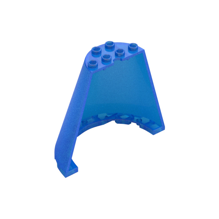 LEGO Transparent Dark Blue Opal Cone 8 x 4 x 6 Half (47543 / 48310 ...