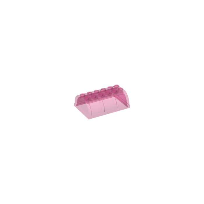 LEGO Transparent Dark Pink Chest Lid 4 x 6 (4238 / 33341) | Brick Owl