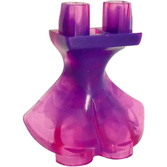 LEGO Mermaid Tail with Marbled Dark Purple (65752) | Brick Owl