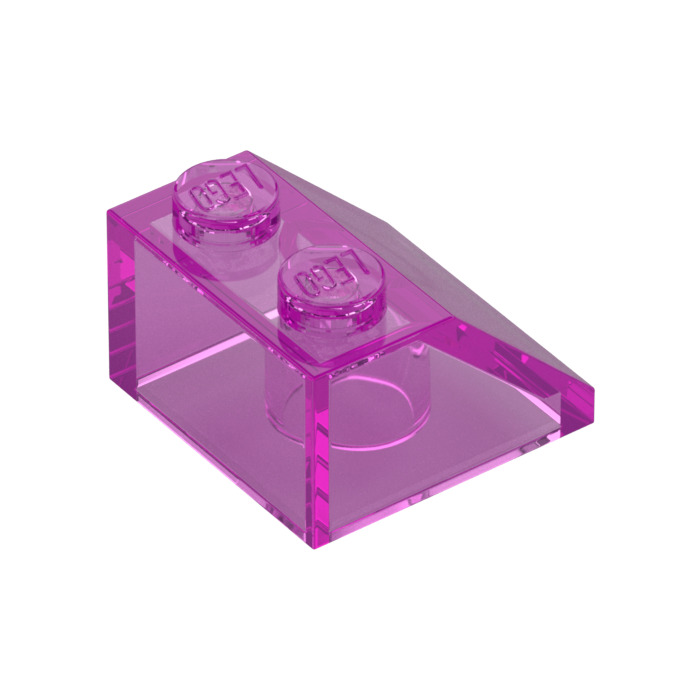 LEGO Transparent Dark Pink Slope 2 x 2 (45°) (3039 / 6227) | Brick Owl ...