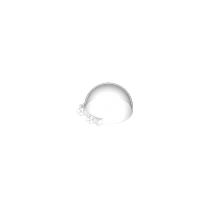 LEGO Transparent Dome 6 x 6 x 3 with Hinge Stubs (50747 / 52979 ...