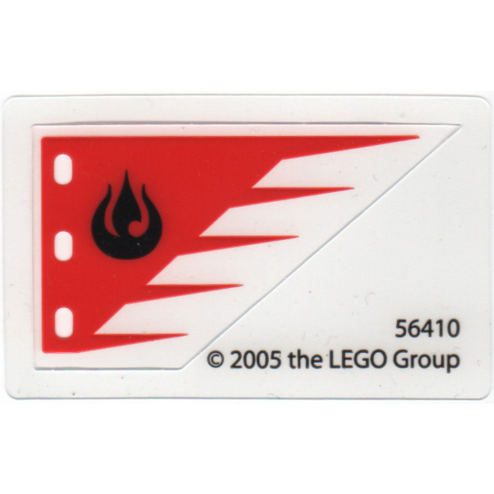 LEGO Flag with Avatar Fire Nation Symbol (56410) | Brick Owl - LEGO ...