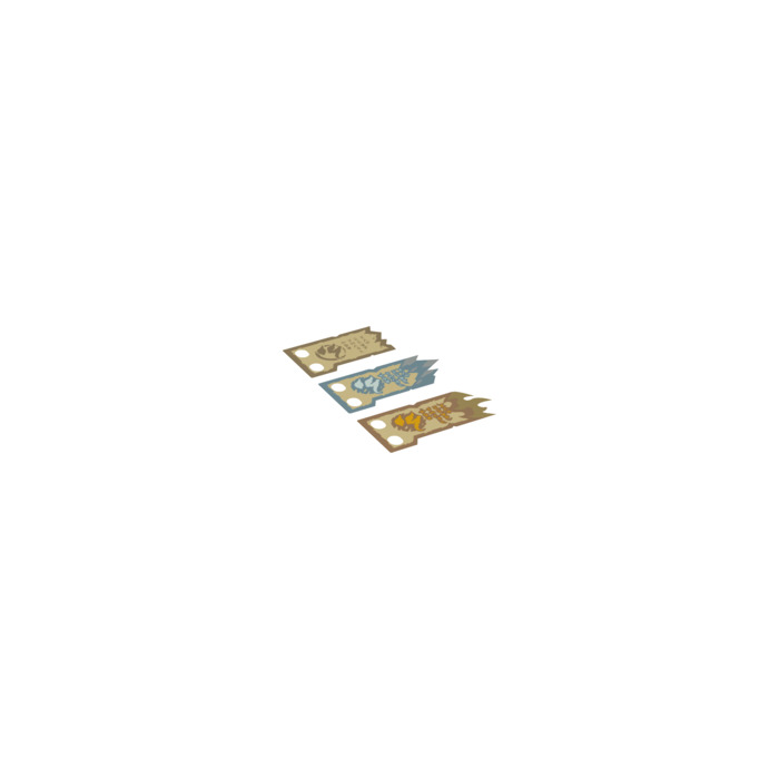 LEGO Flags with Scrolls of Forbidden Spinjitzu (55637) | Brick Owl
