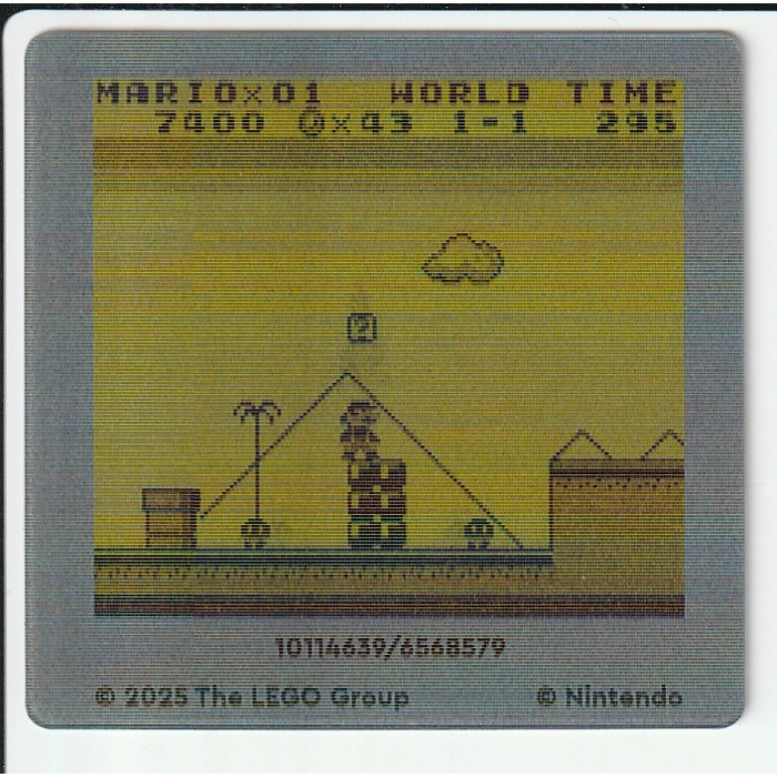 LEGO Transparent Game Boy Screen with Super Mario Land (114639) | Brick Owl