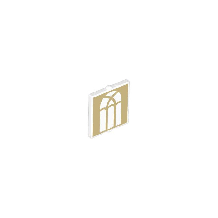LEGO Transparent Glass for Window 1 x 2 x 2 with Arched Window (35315 / ...