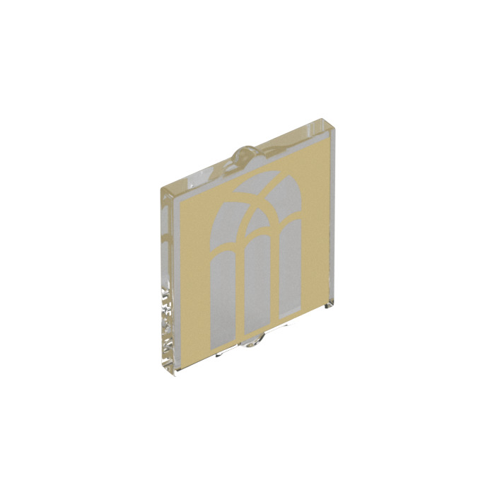 LEGO Transparent Glass for Window 1 x 2 x 2 with Arched Window (35315 / ...
