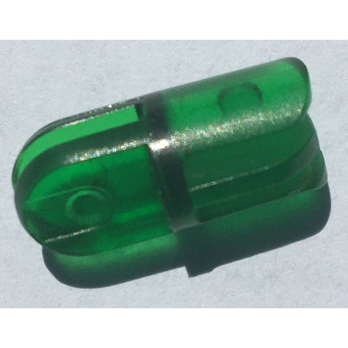 LEGO Transparent Green Arm Section with 2 and 3 Stubs (3612 / 6101 ...