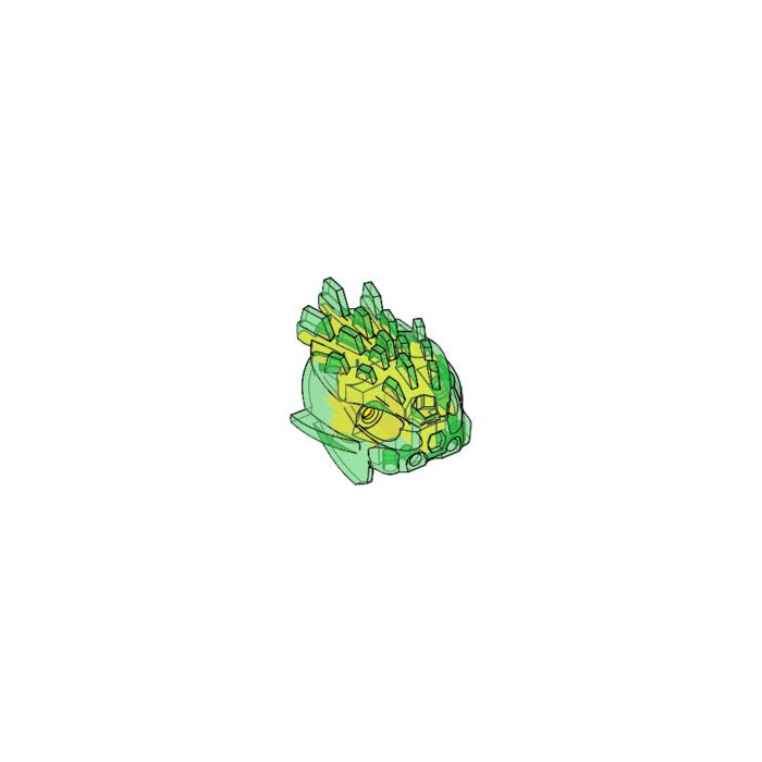 LEGO Transparent Green Bionicle Barraki Ehlek Head (57553) | Brick Owl