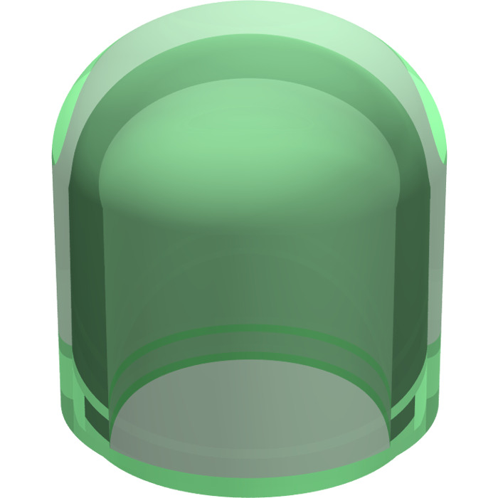LEGO Transparent Green Light Bulb Cover (4770 / 4773) | Brick Owl ...