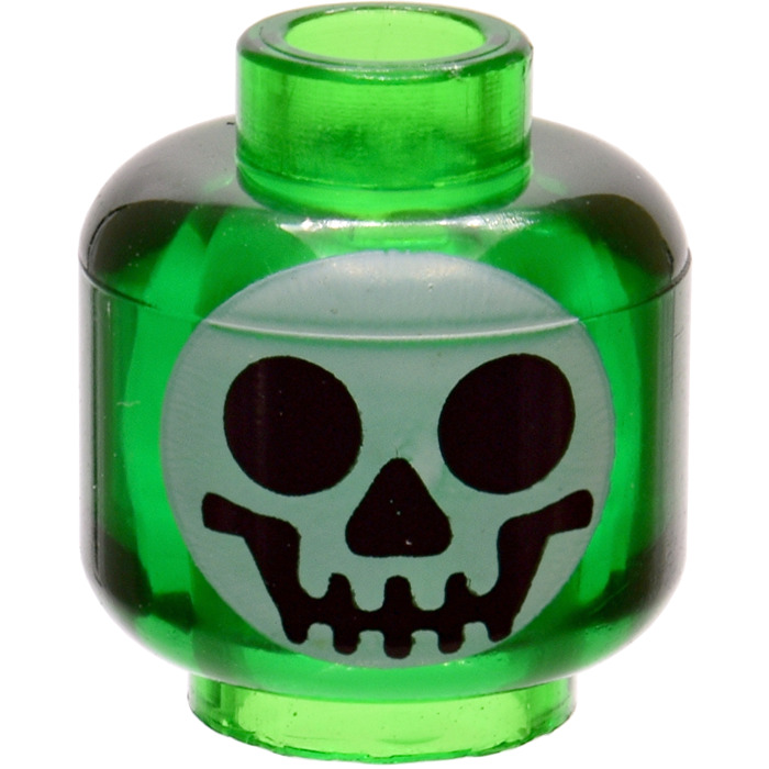 LEGO Plain Head with Skull Decoration (3626 / 51362) | Brick Owl