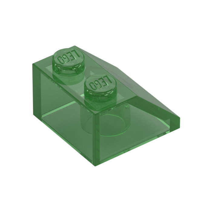 LEGO Transparent Green Slope 2 x 2 (45°) (3039) | Brick Owl