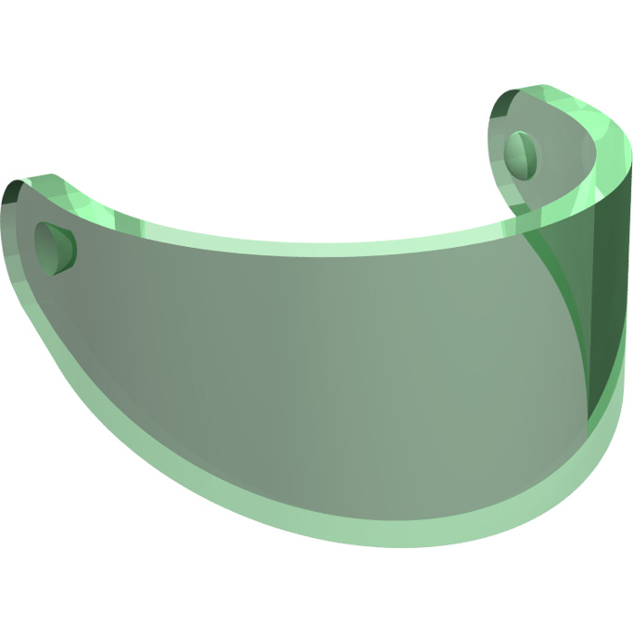LEGO Transparent Green Visor - Standard (2447 / 35334) | Brick Owl ...