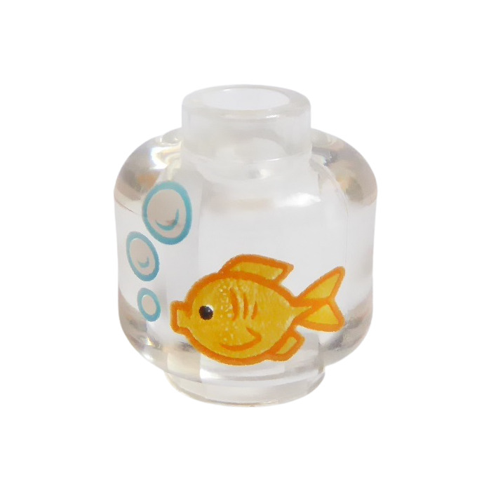 LEGO Head with Goldfish Bowl Decoration (3626 / 72221) | Brick Owl