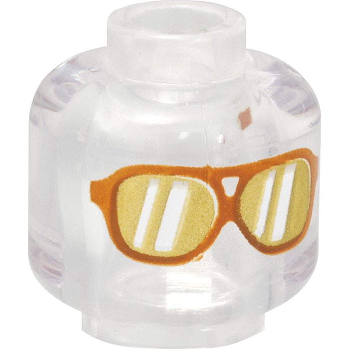 LEGO Transparent Head with Sunglasses (3274 / 110202) | Brick Owl ...