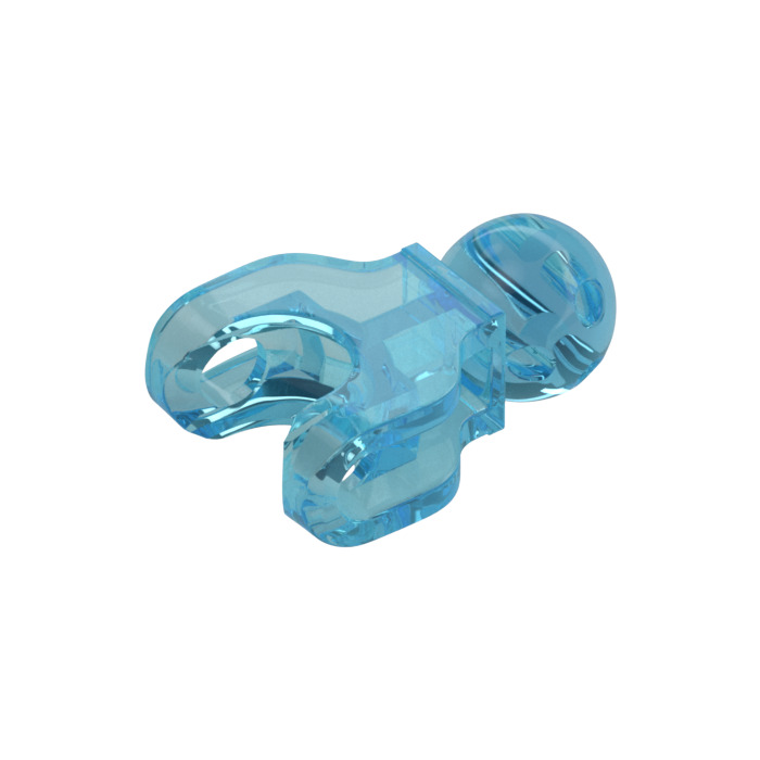 LEGO Transparent Light Blue Arm / Leg with Ball Joint and Ball Socket ...