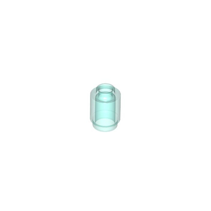 LEGO Transparent Light Blue Brick 1 x 1 Round with Open Stud (3062 ...
