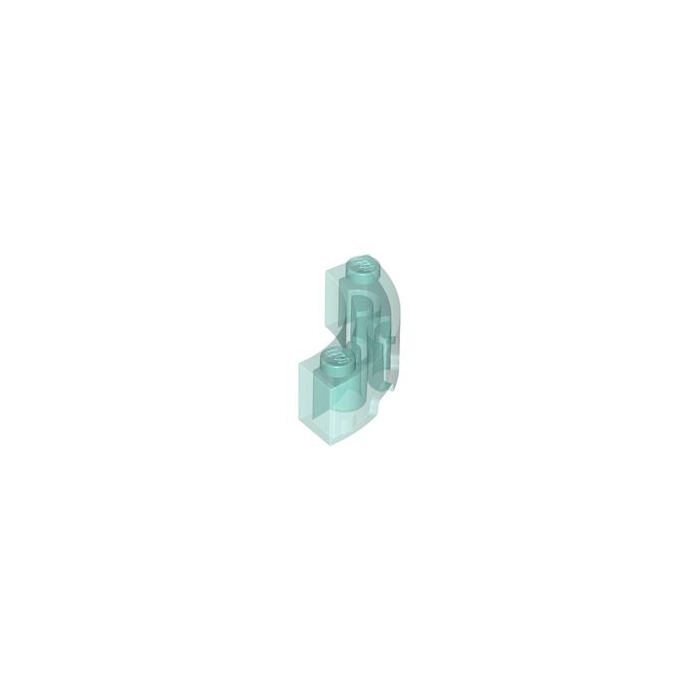 LEGO Transparent Light Blue Brick 3 x 3 Round Corner (5152) | Brick Owl