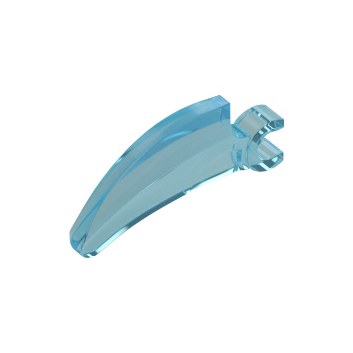 LEGO Transparent Light Blue Claw with Clip (Curved) (16770 / 30936 ...