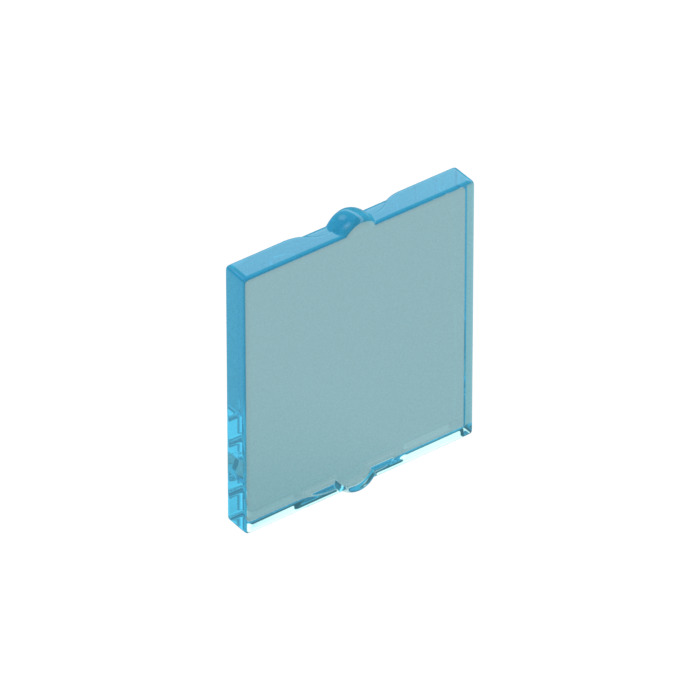 LEGO Transparent Light Blue Glass for Window 1 x 2 x 2 (35315 / 86209 ...