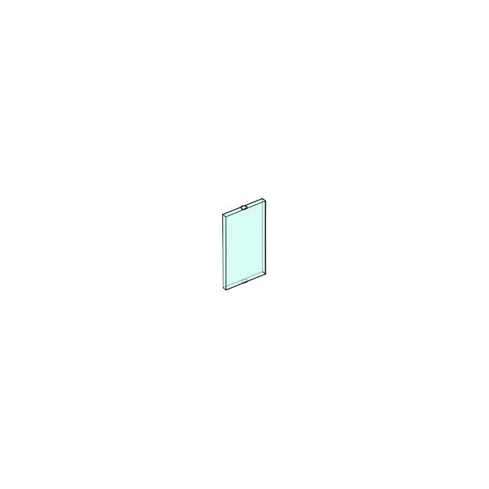 LEGO Transparent Light Blue Glass for Window 1 x 2 x 3 (35287 / 60602 ...