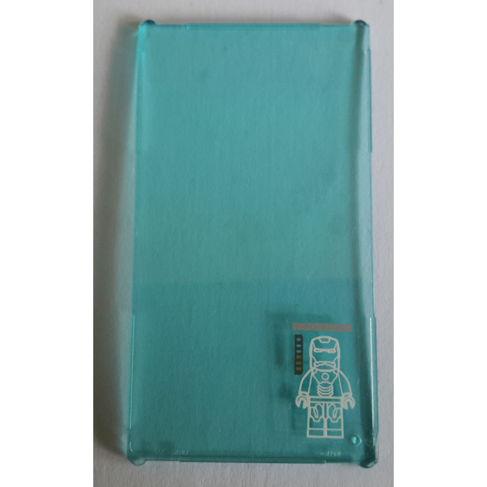 LEGO Transparent Light Blue Glass for Window 1 x 4 x 6 with Bottom ...