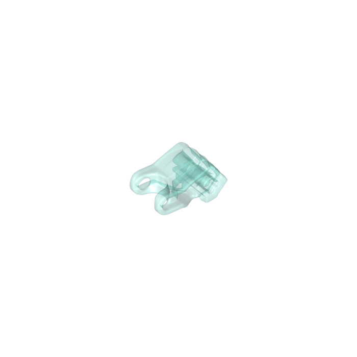 LEGO Transparent Light Blue Hand with Joint Socket and Axle Hole with 4 ...
