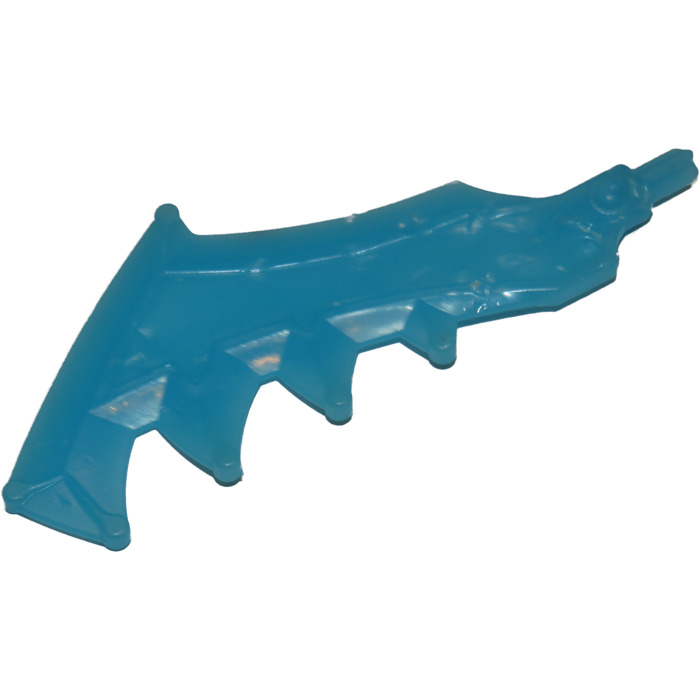 LEGO Transparent Light Blue Large Sword with Jagged Blade (11338 ...