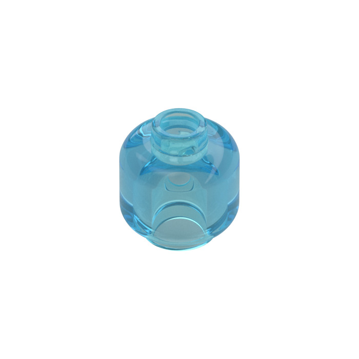 LEGO Transparent Light Blue Minifigure Head (3626 / 88475) | Brick Owl