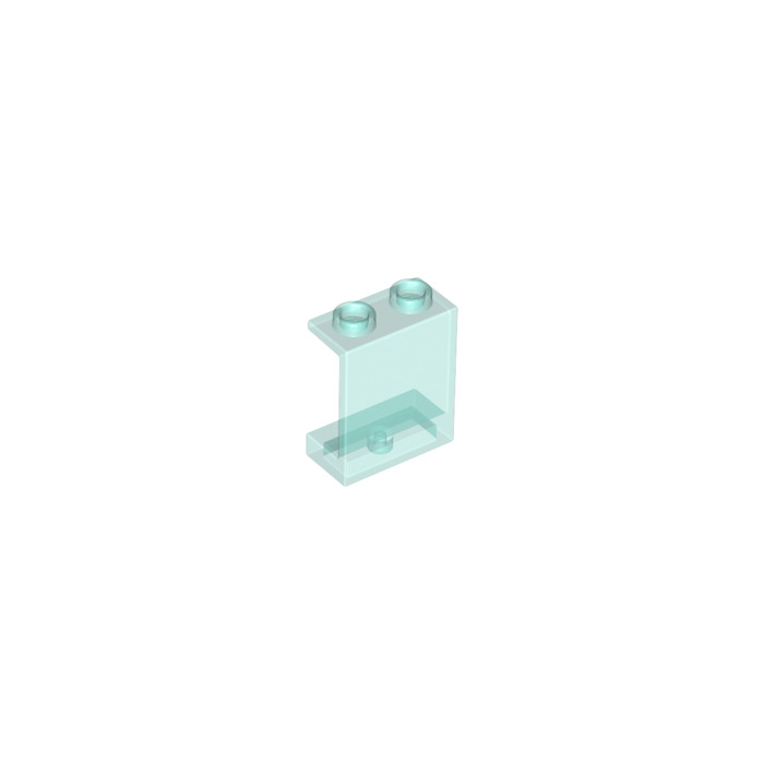 LEGO Transparent Light Blue Panel 1 x 2 x 2 without Side Supports ...