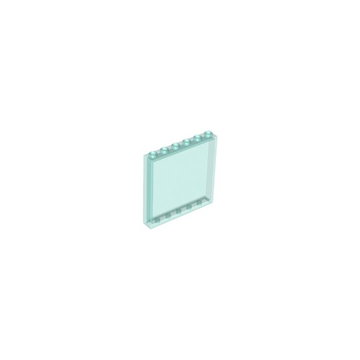 LEGO Transparent Light Blue Panel 1 x 6 x 5 (35286 / 59349) | Brick Owl ...