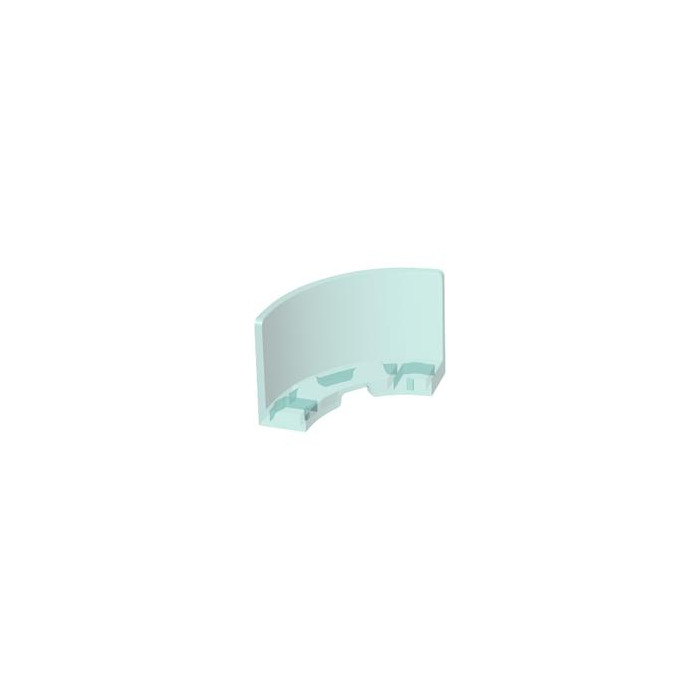 LEGO Transparent Light Blue Panel 3 x 3 x 2 Round Corner (3535) | Brick ...