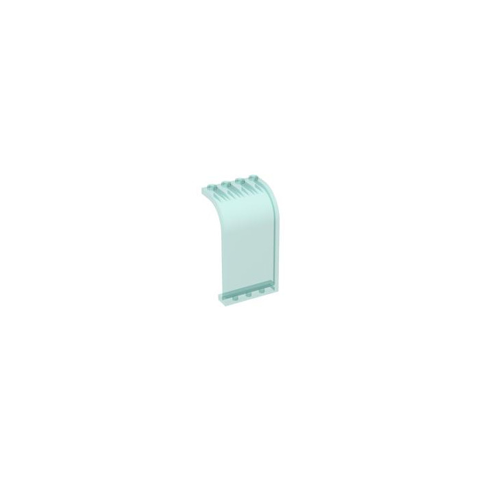 LEGO Transparent Light Blue Panel 3 x 4 x 6 with Curved Top (2571 / ...