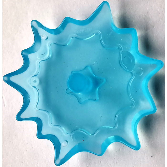 LEGO Transparent Light Blue Power Burst Shield (Large) with Bar End ...