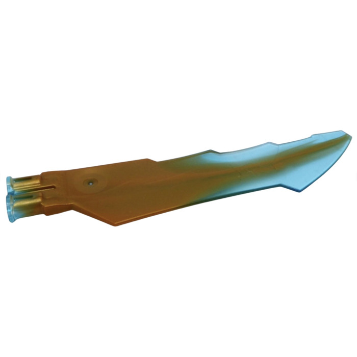 LEGO Transparent Light Blue Propeller Weapon Blade with Marbled Pearl ...