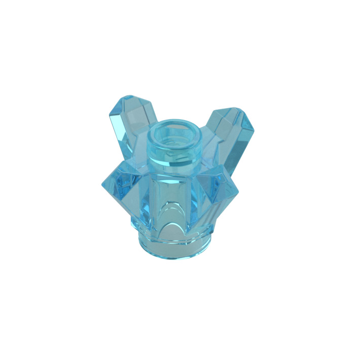 LEGO Transparent Light Blue Rock 1 x 1 Crystal with 4 Points (11127 / ...