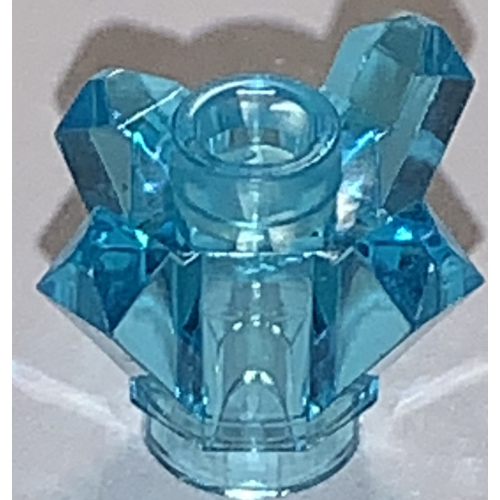 LEGO Transparent Light Blue Rock 1 x 1 Crystal with 4 Points (11127 / ...