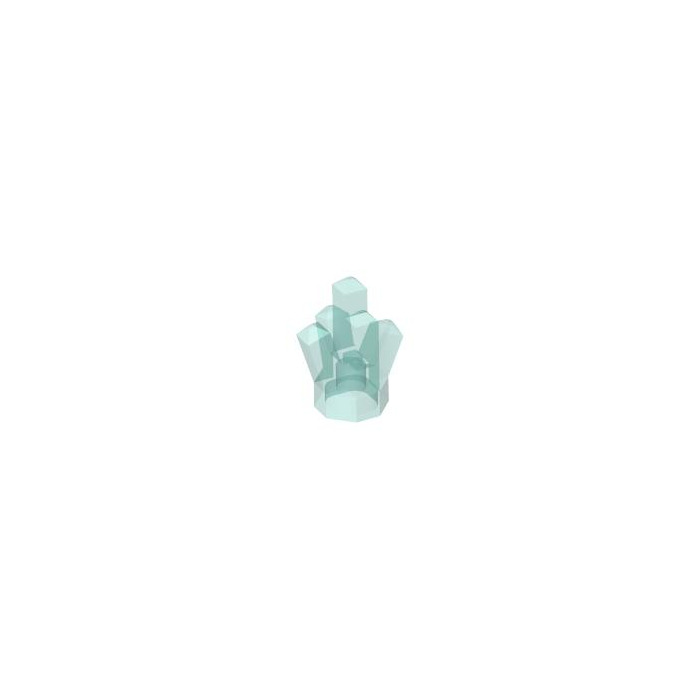 LEGO Transparent Light Blue Rock 1 x 1 with 5 Points (28623 / 30385 ...
