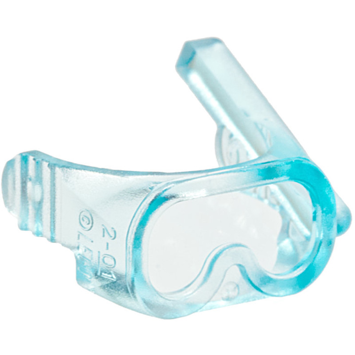 LEGO Transparent Light Blue Scuba Mask with Air Hose (30090 / 35244 ...