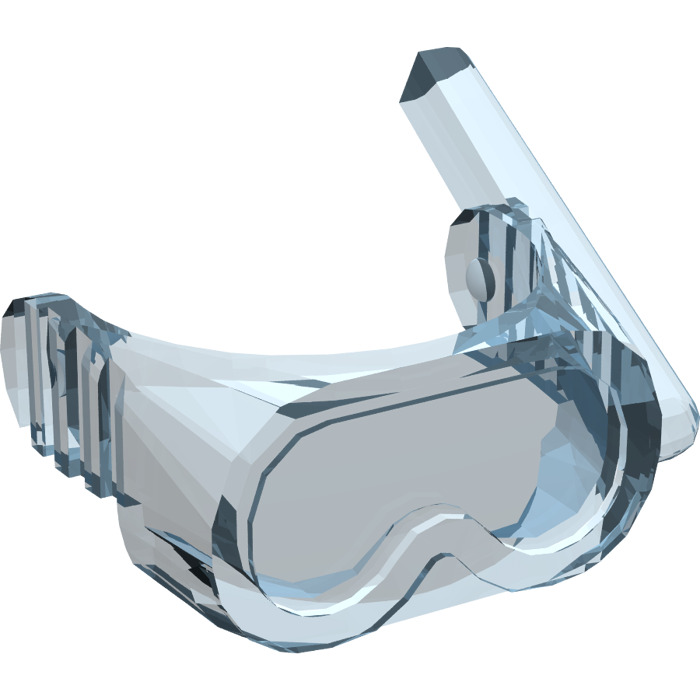 LEGO Transparent Light Blue Scuba Mask with Air Hose (30090 / 35244 ...