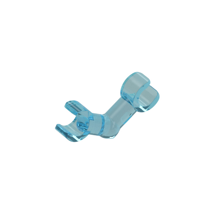 LEGO Transparent Light Blue Skeleton Arm (Bent) with Horizontal Hand ...