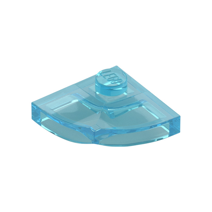 LEGO Transparent Light Blue Slope 2 x 2 Curved with Corner (4190 ...