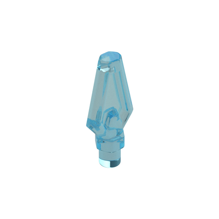 LEGO Transparent Light Blue Spear Tip (27257) | Brick Owl - LEGO ...