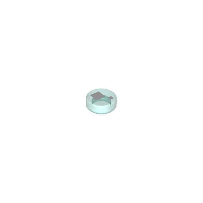 LEGO Transparent Light Blue Tile 1 x 1 Round with BrickHeadz Eye (31468 ...