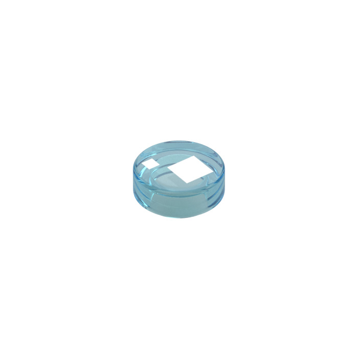 LEGO Transparent Light Blue Tile 1 x 1 Round with BrickHeadz Eye (31468 ...